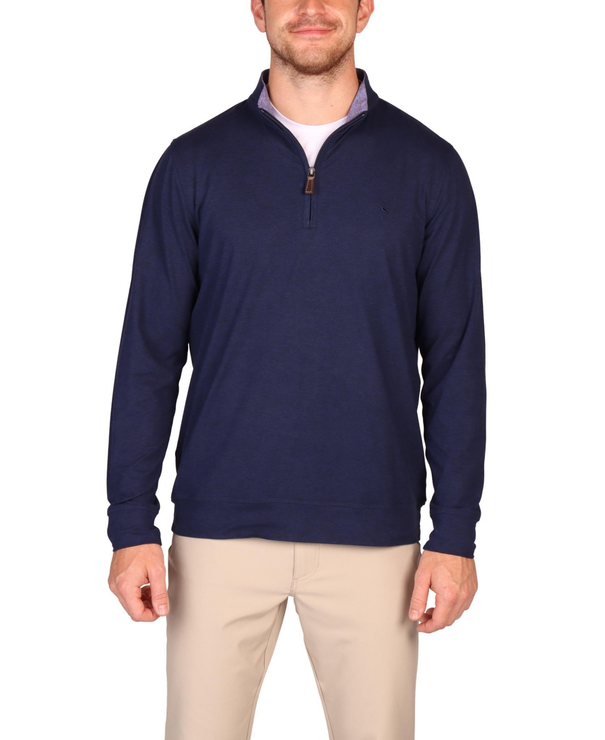 Click here for Tailorbyrd Brushed Melange Super Soft Quarter Zip... prices