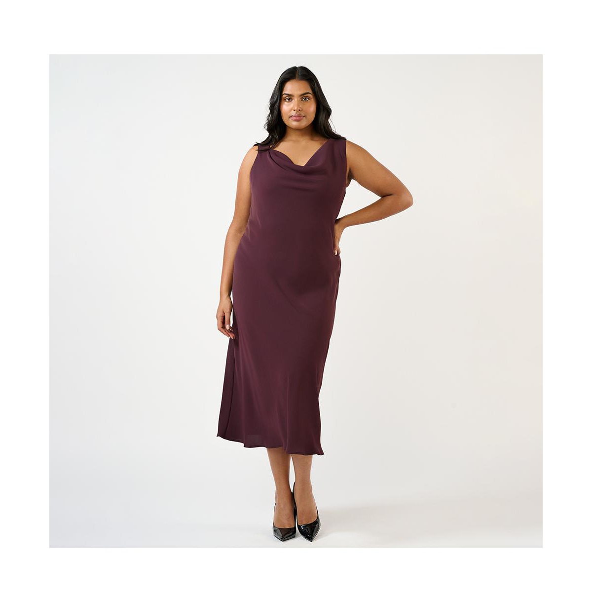 Click here for Estelle Britney Cowl Neck Dress prices