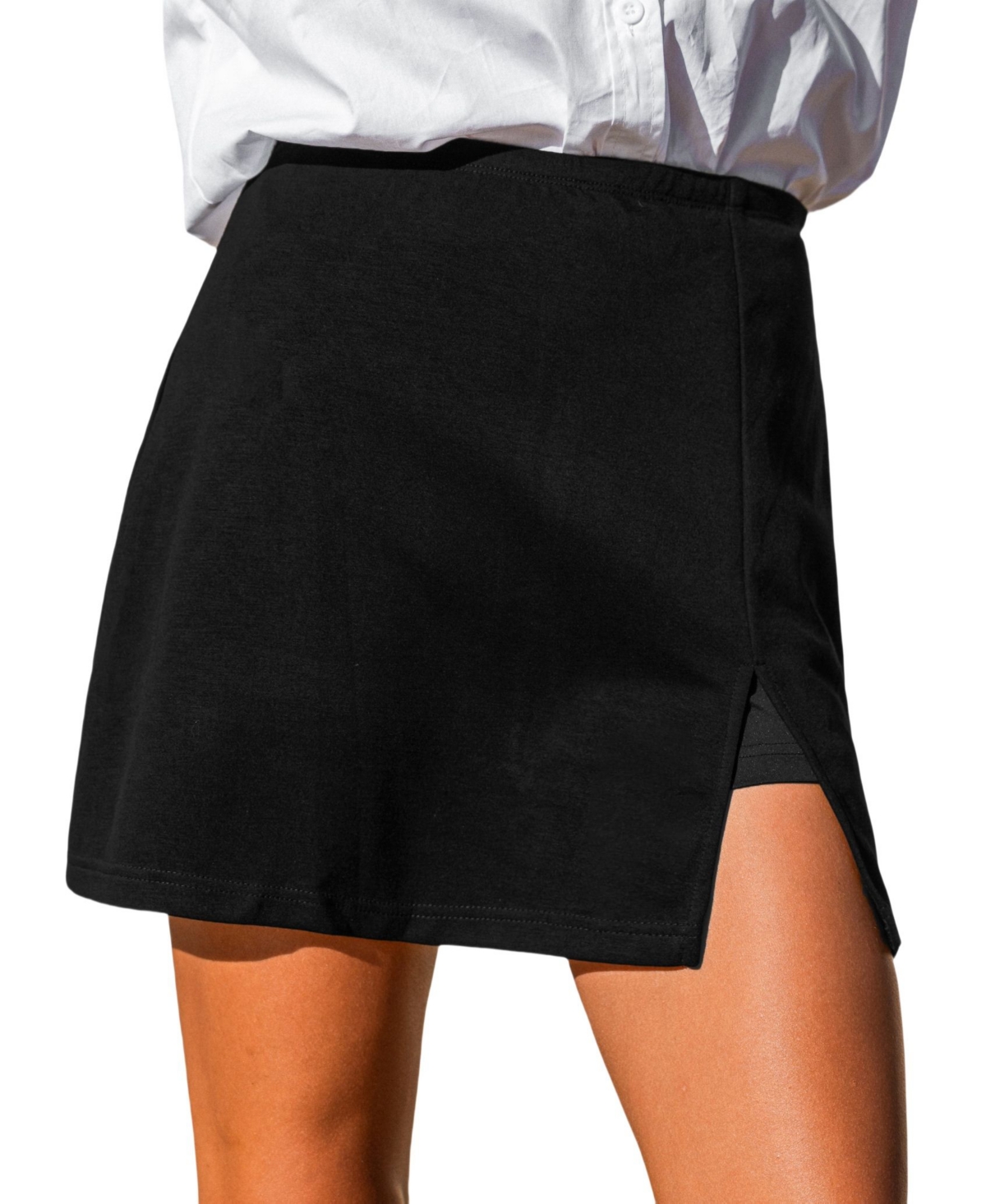 Click here for Cupshe Womens Flirty by Nature Skort - Black prices