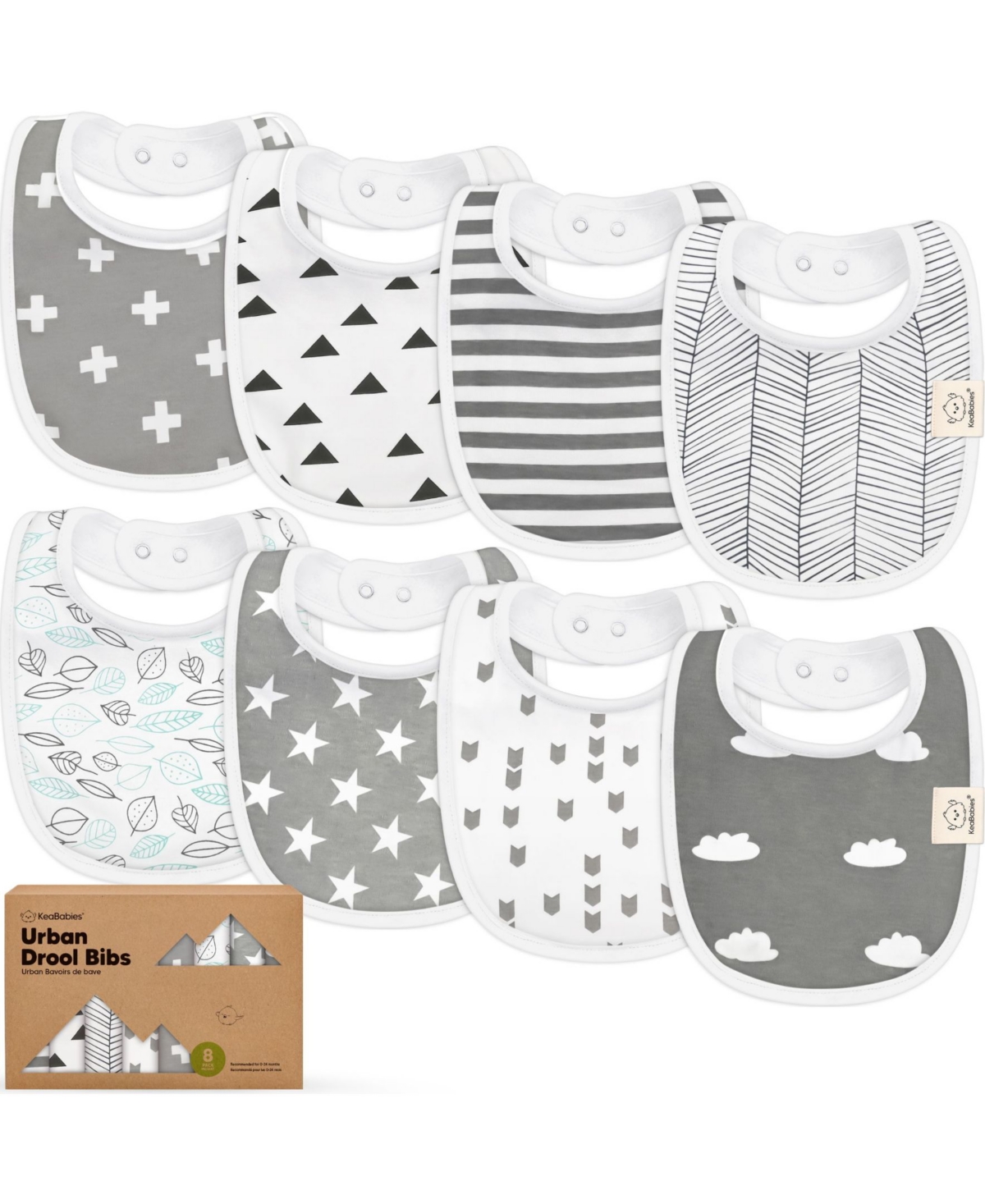 Click here for KeaBabies 8pk Baby Bibs for Boy  Baby Drool Bib fo... prices