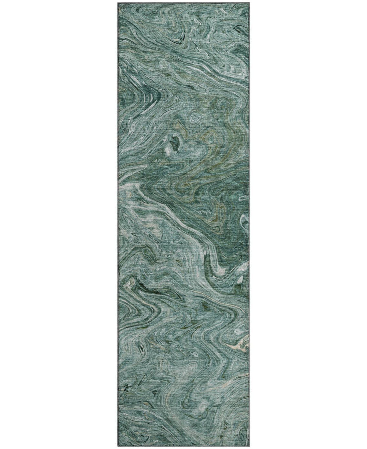 Click here for Dalyn Ravenna RN8 23x76 Runner Area Rug - Teal prices