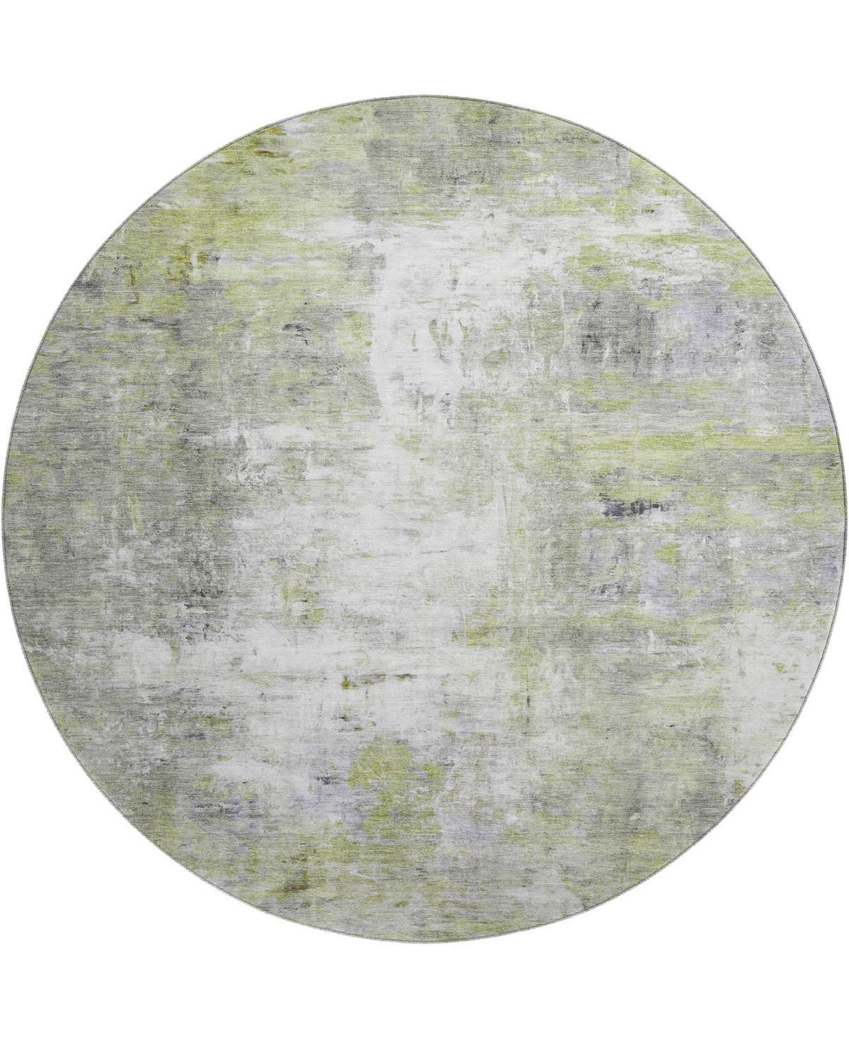 Click here for Dalyn Ravenna RN1 8x8 Round Area Rug - Grass  Gray prices