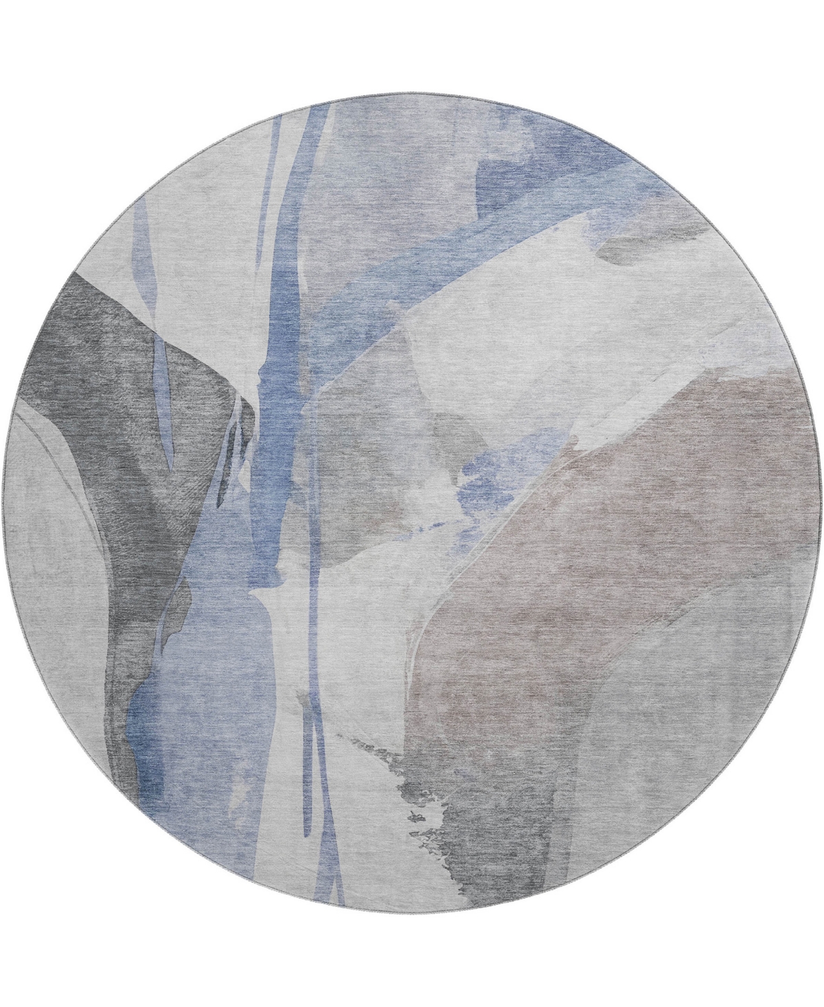 Click here for Dalyn Ravenna RN7 8x8 Round Area Rug - Denim prices