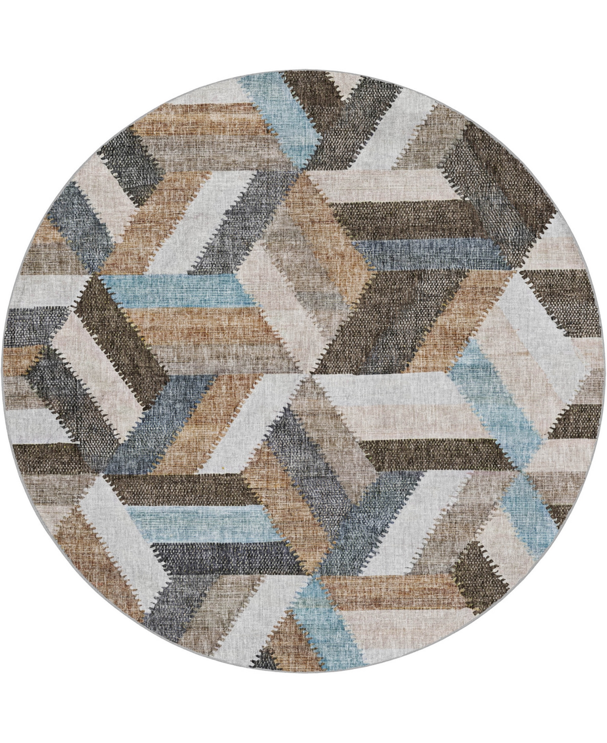 Click here for Dalyn Lorenzo LN1 8x8 Round Area Rug - Brown prices