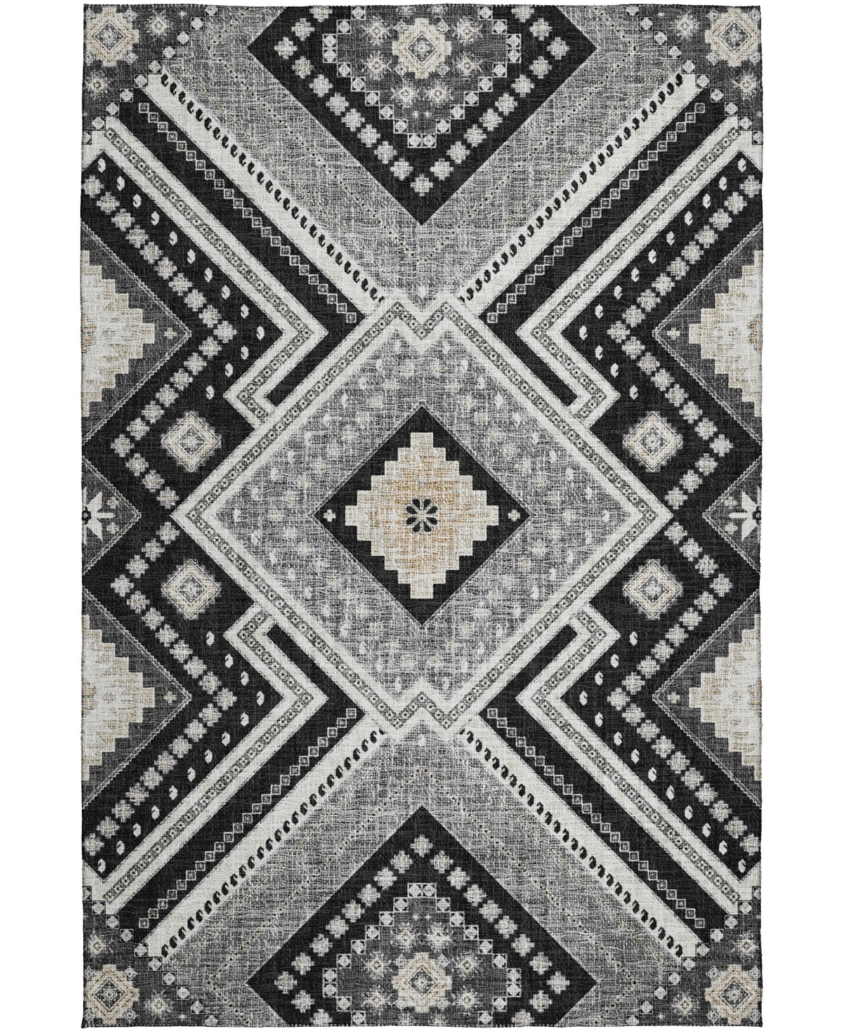 Click here for Dalyn Portico PO5 26x310 Area Rug - Black prices