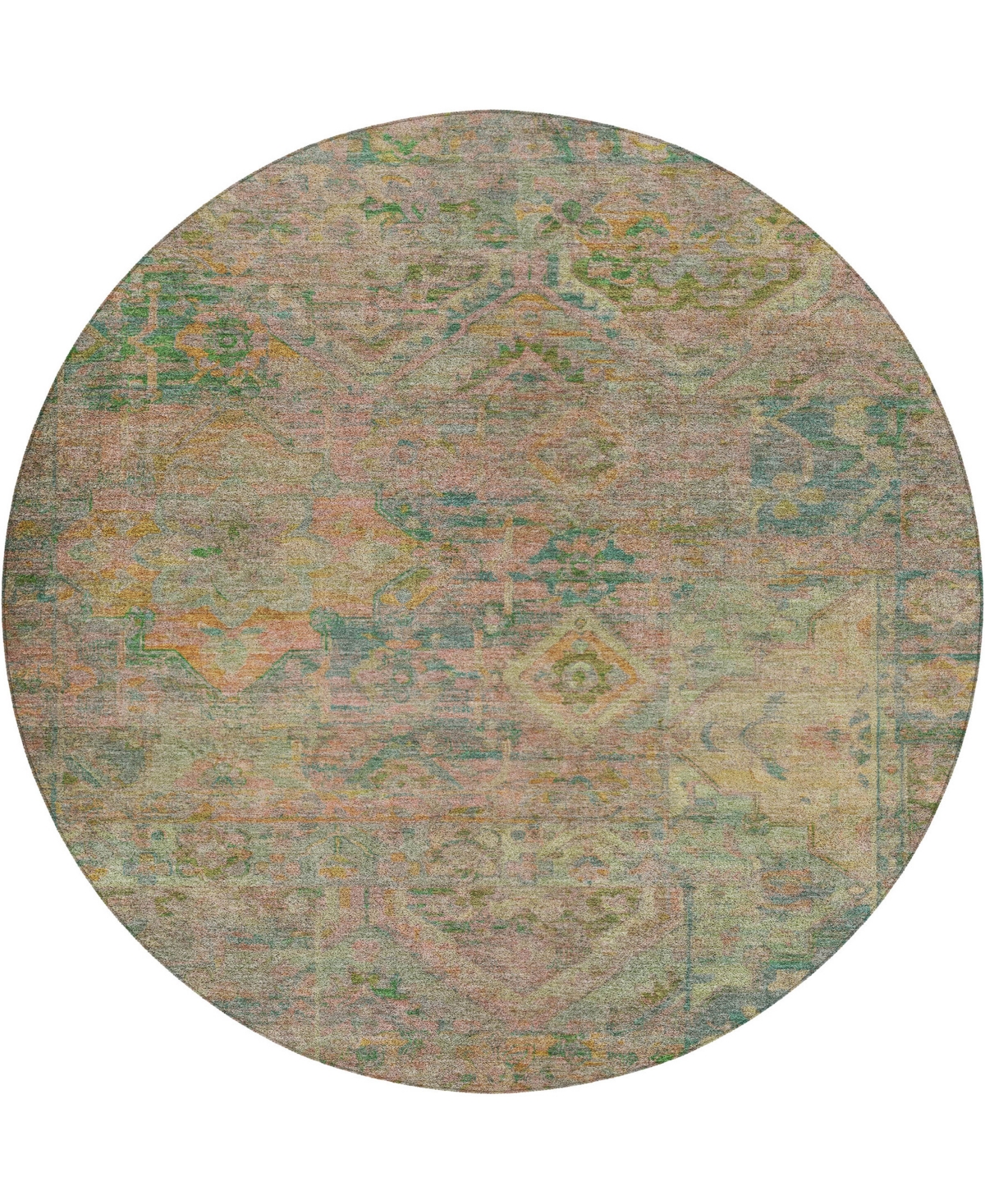 Click here for Dalyn Tabrook TB6 8x8 Round Area Rug - Rose  Green prices