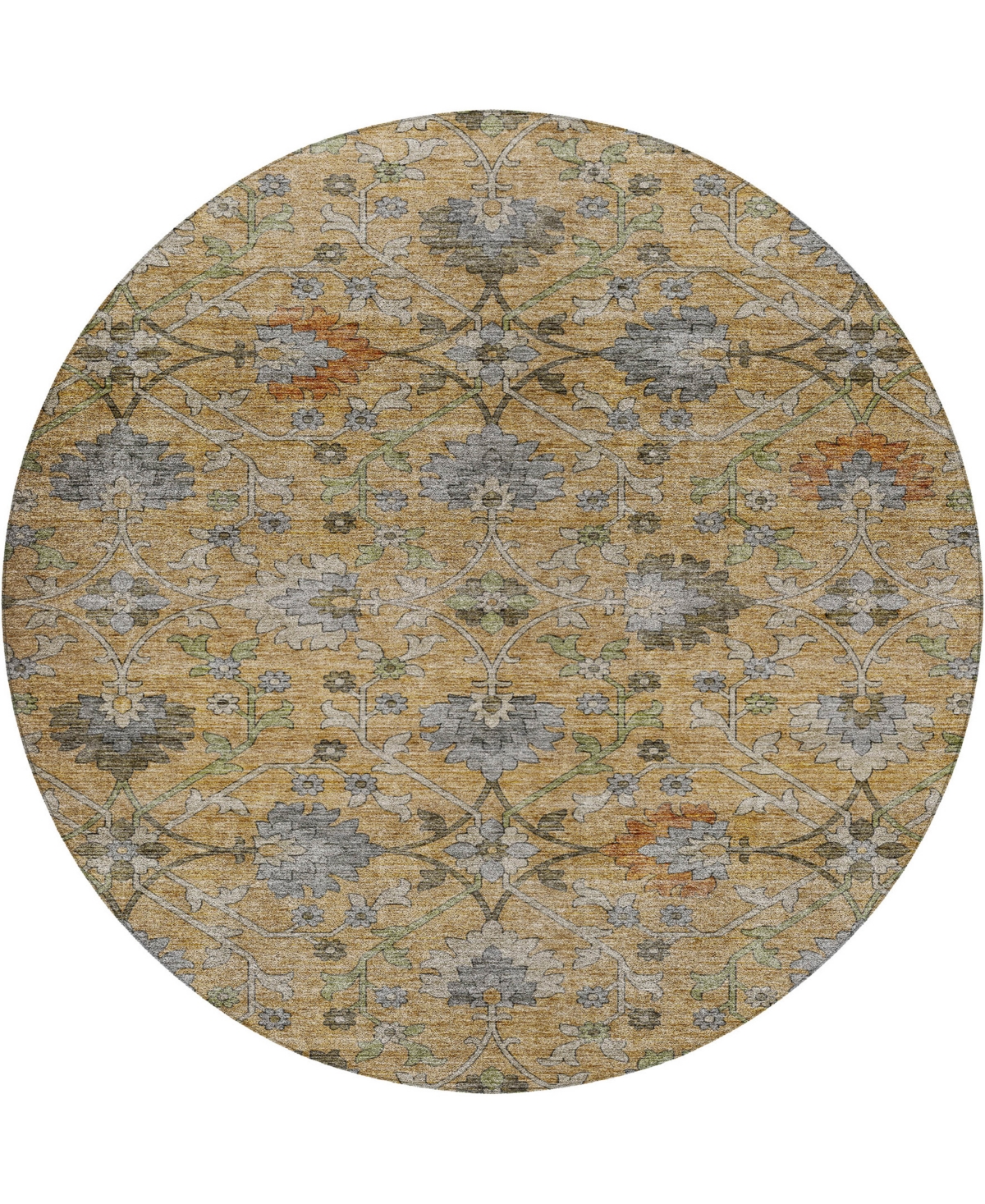 Click here for Dalyn Silk Road SR1 8x8 Round Area Rug - Gold  Gra... prices