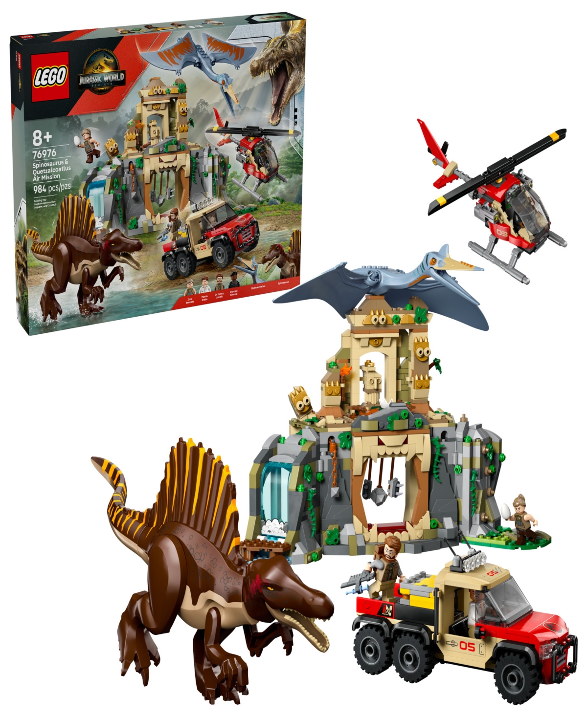 Click here for Lego Jurassic World Spinosaurus Quetzalcoatlus Air... prices