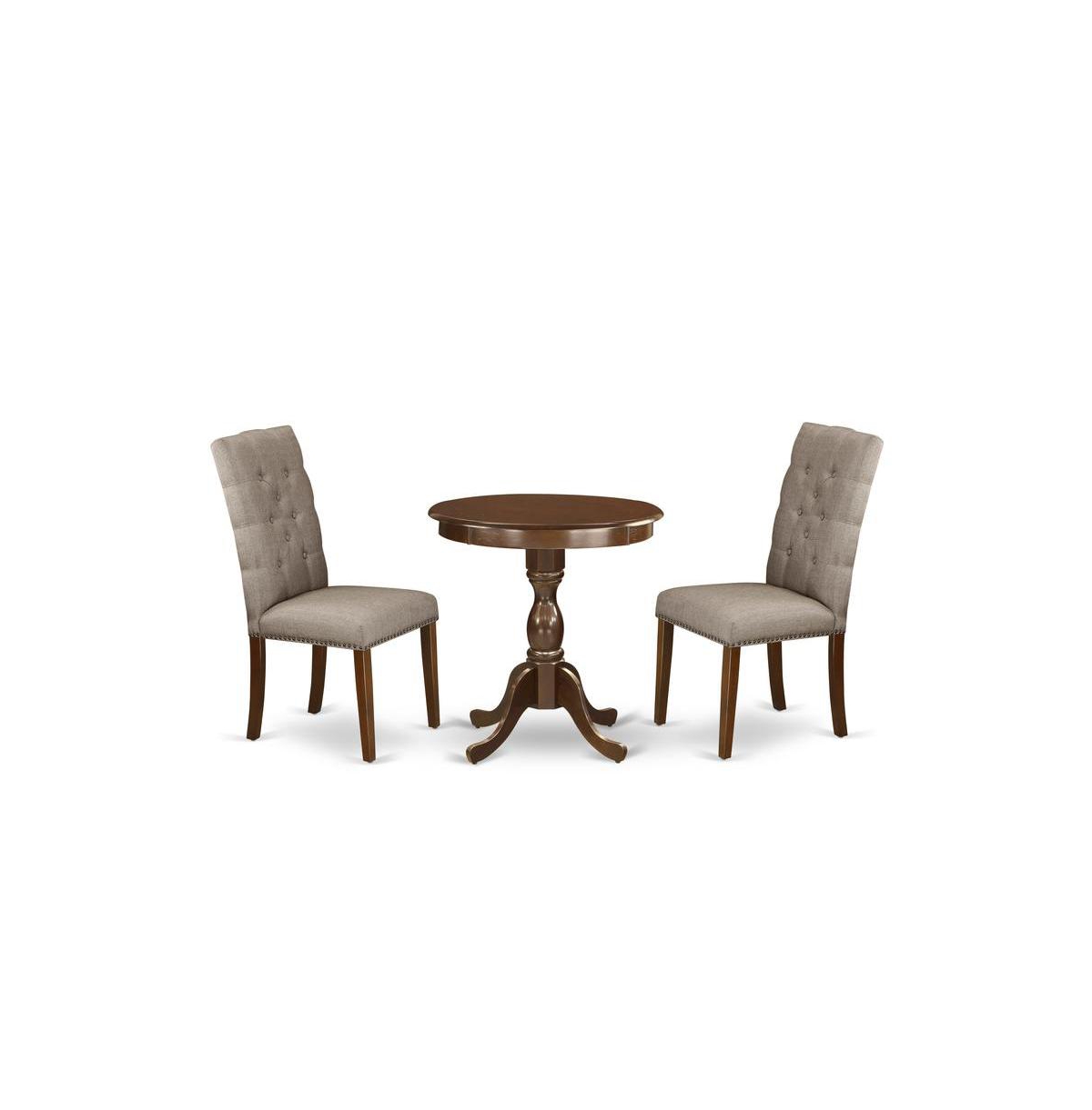 Click here for East West Furniture 3-Pc Modern Dining Table Set -... prices