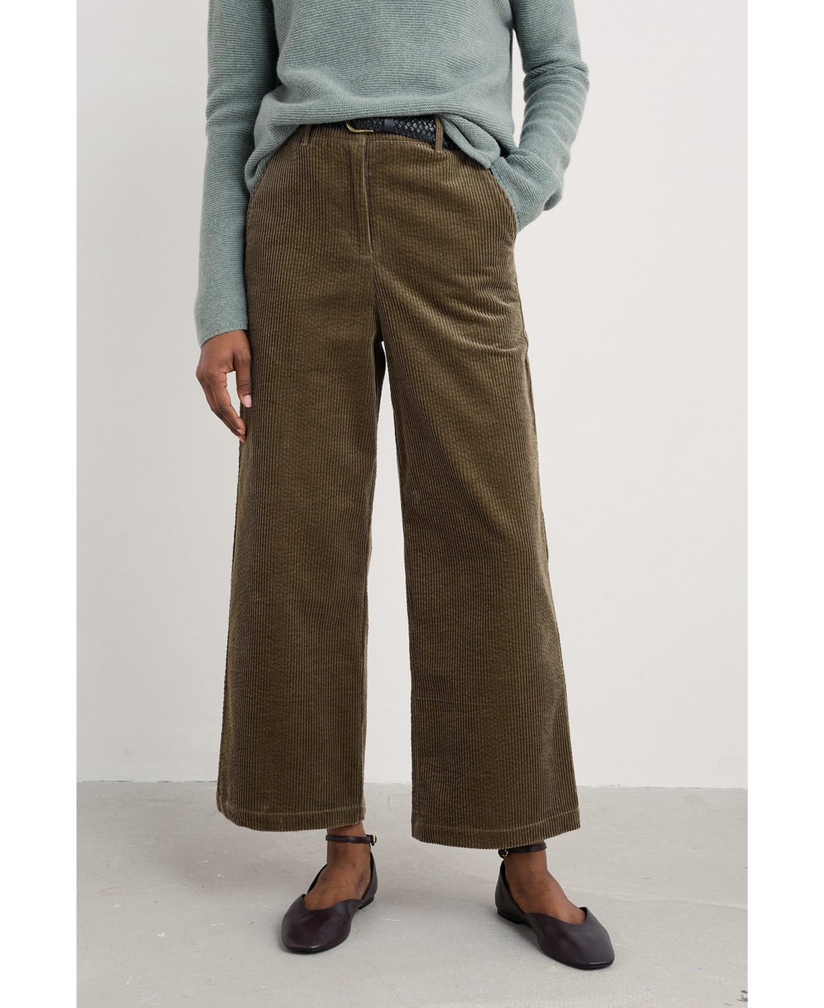 Click here for Seasalt Cornwall Womens Asphodel Pants - Dark seag... prices