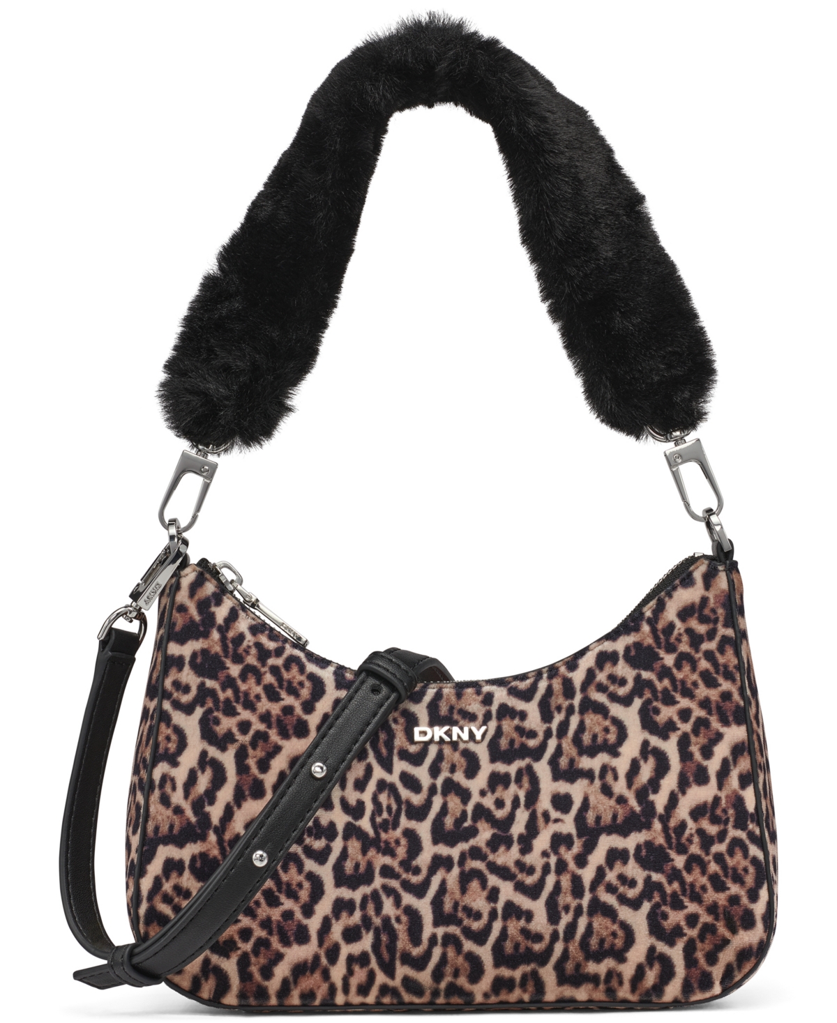 Click here for Dkny Womens Jenna Demi Crossbody Bag - Leopard prices