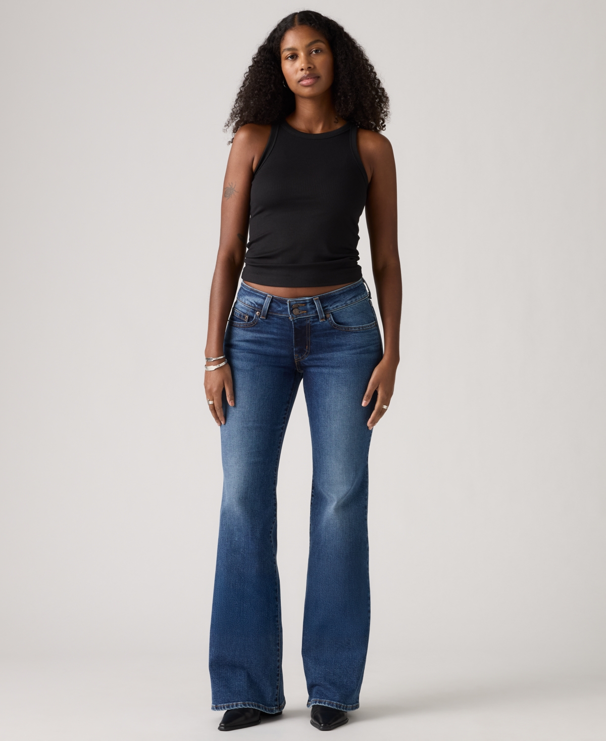Click here for Levis Womens Superlow Flare-Leg Jeans - Healing Po... prices