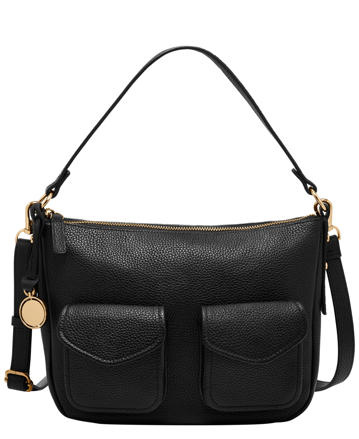 Click here for Fossil Jolie Small Cargo Crossbody Bag - Black prices
