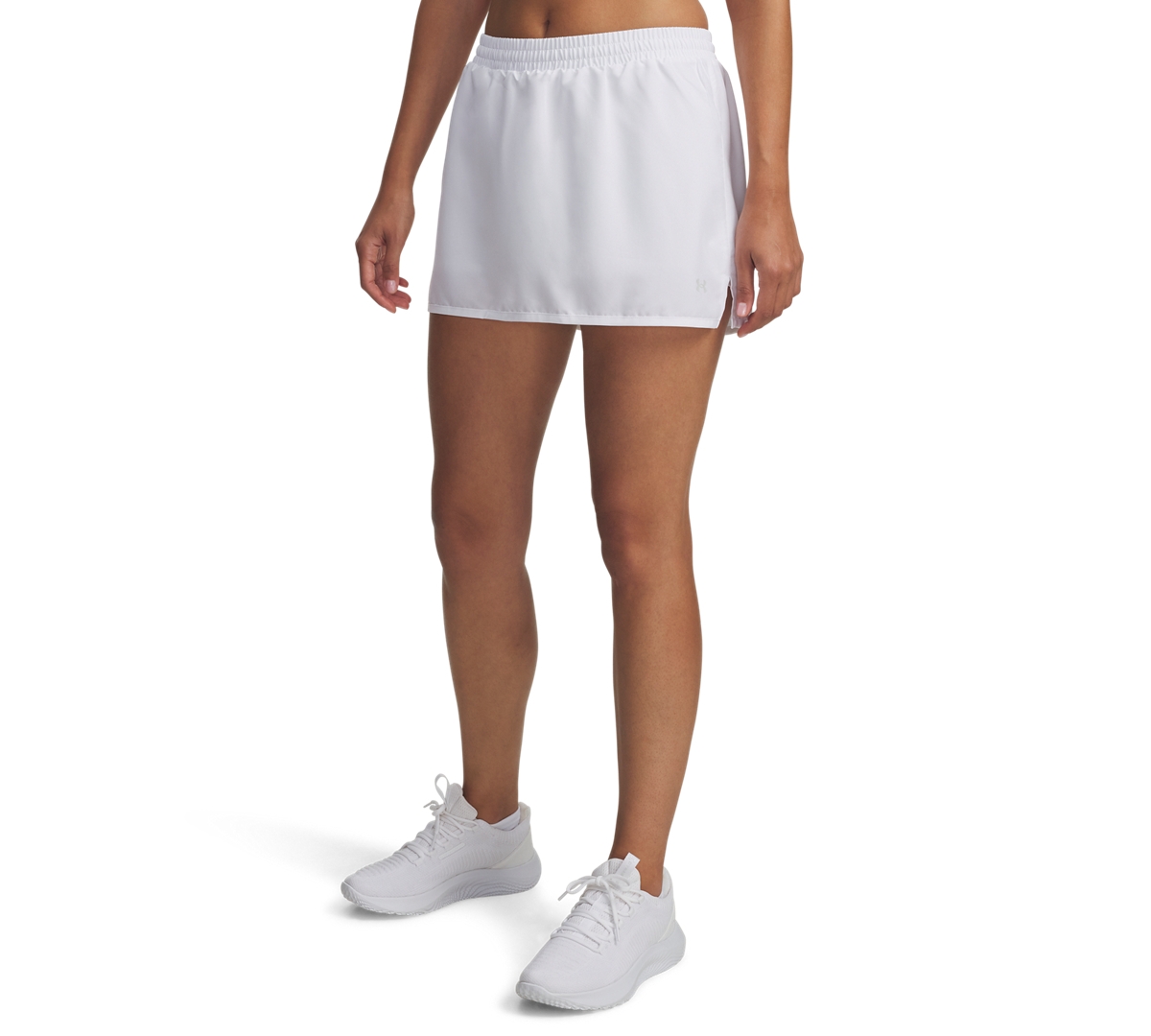 Click here for Under Armour Womens Fly By Pull On Skort - White/R... prices