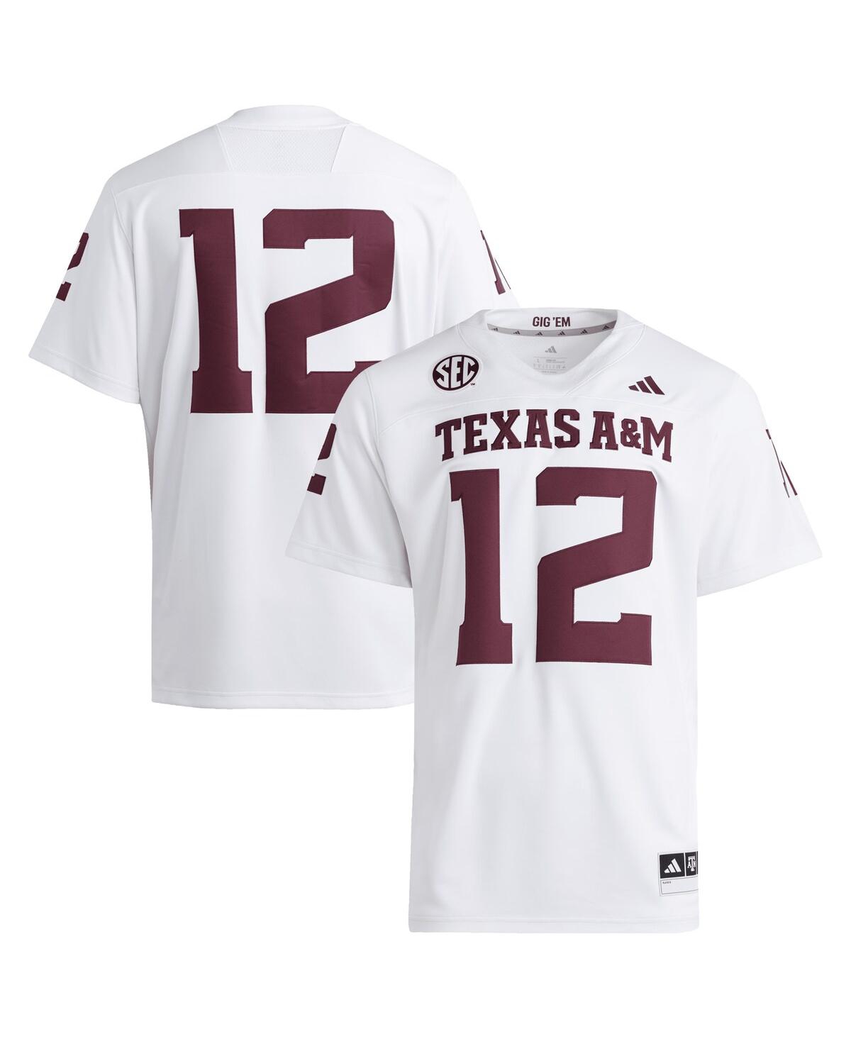 Click here for Adidas Mens 12 White Texas A M Aggies Premier Jers... prices