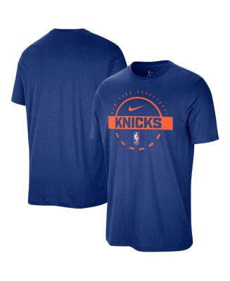 Nike Men's Blue New York Knicks Authentic Practice T-Shirt - Macy's