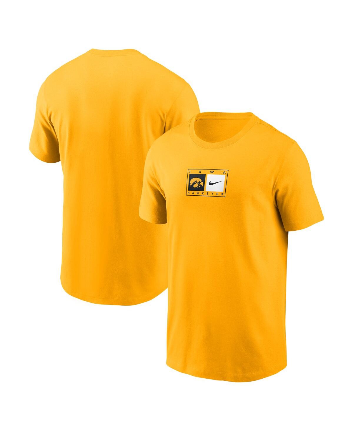 Click here for Nike Mens Gold Iowa Hawkeyes Campus Logo Swoosh T-... prices