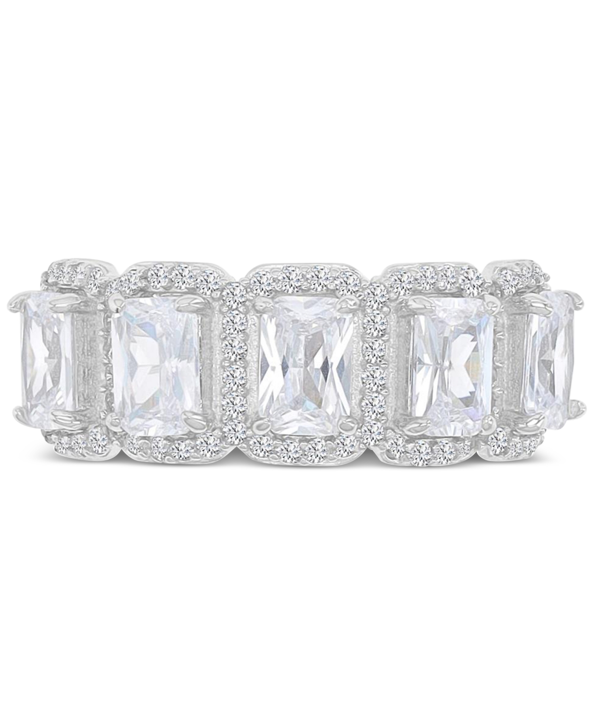 Click here for Macys Cubic Zirconia Ring (6.221 ct.t.w.) in Sterl... prices