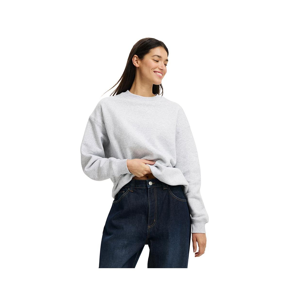 Click here for Cotton On Womens Oversized Fleece Sweatshirt - Sof... prices