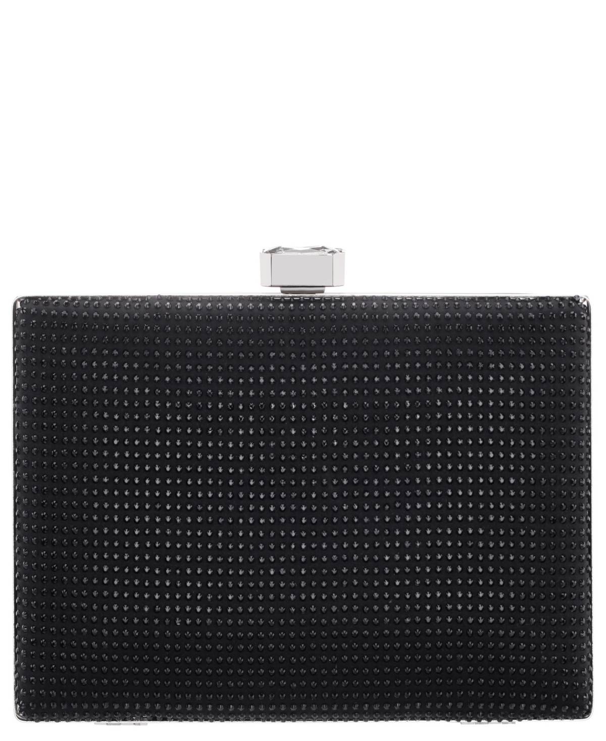 Click here for Nina Crystal Minaudiere Lift Lock Clutch - Black prices