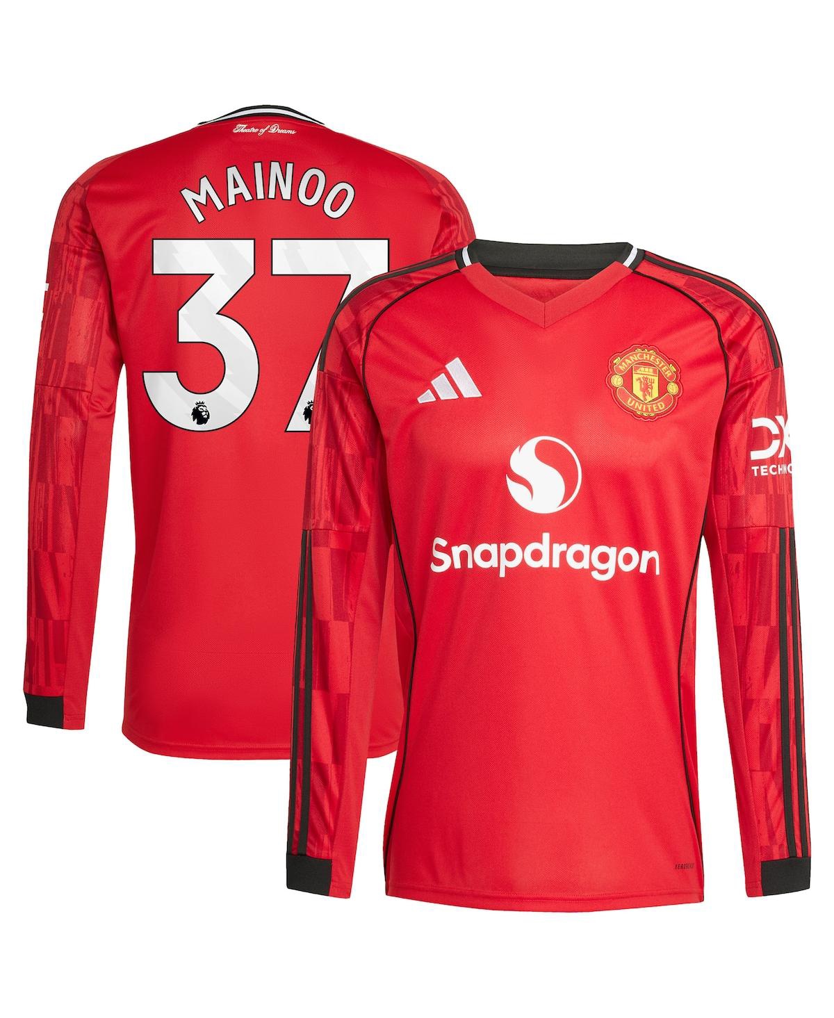 Click here for Adidas Mens Kobbie Mainoo Red Manchester United Ho... prices
