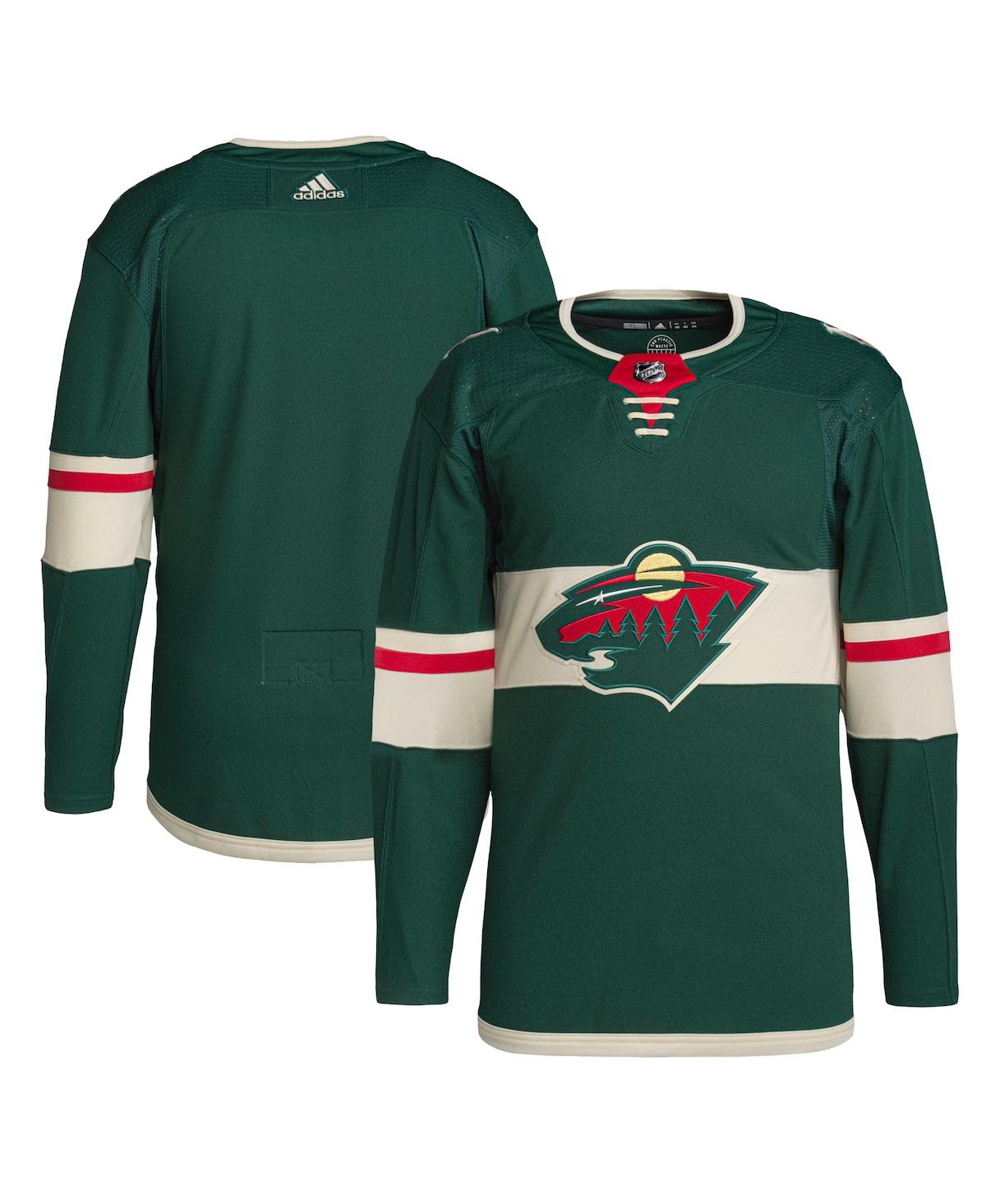 Click here for Adidas Mens Green Minnesota Wild Home Primegreen A... prices