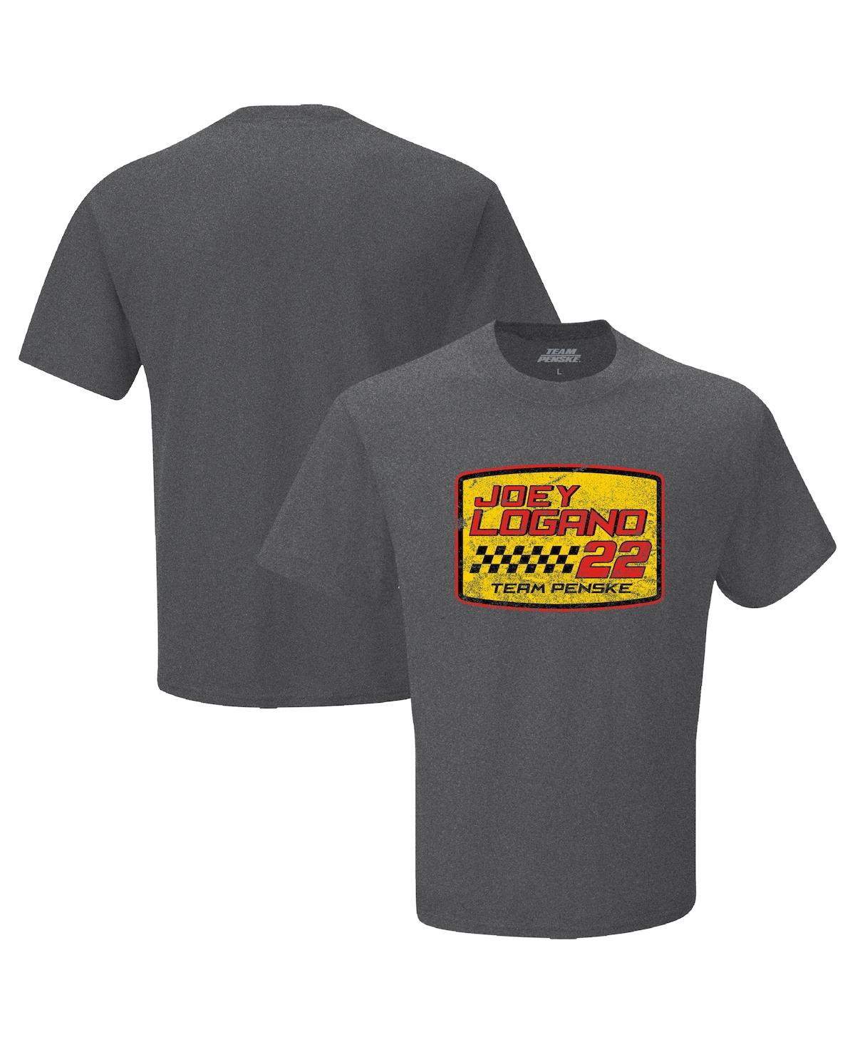 Click here for Team Penske Mens Heather Charcoal Joey Logano T-Sh... prices