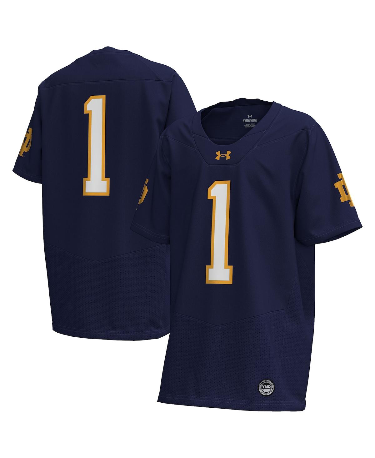 Click here for Under Armour Big Boys and Girls Navy Notre Dame Fi... prices