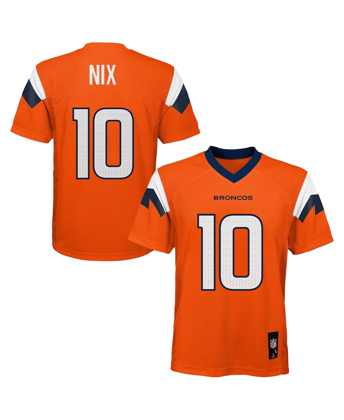 Click here for Outerstuff Big Boys and Girls Bo Nix Orange Denver... prices