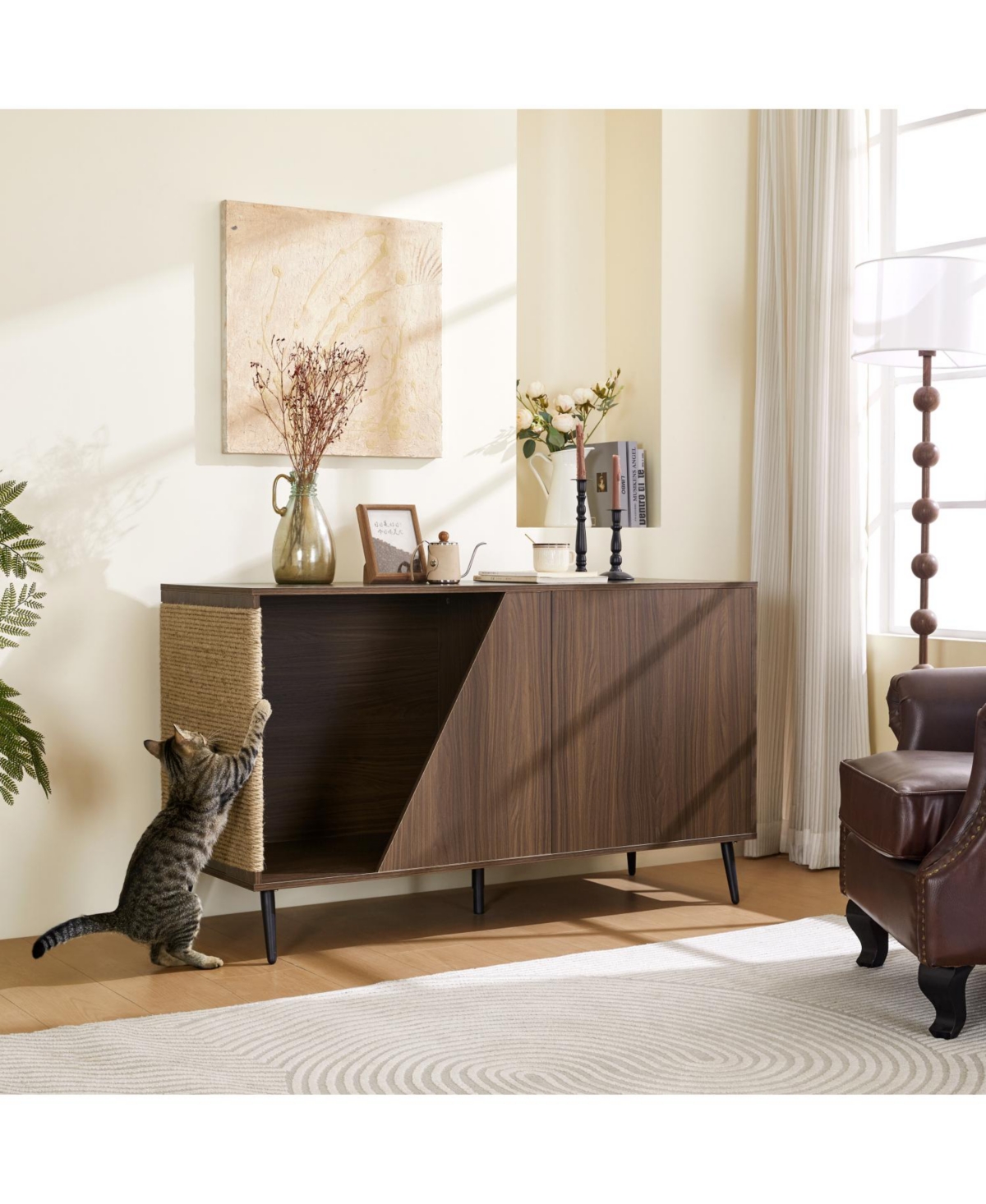 Click here for Streamdale Furniture Mid-Century Side Table with S... prices