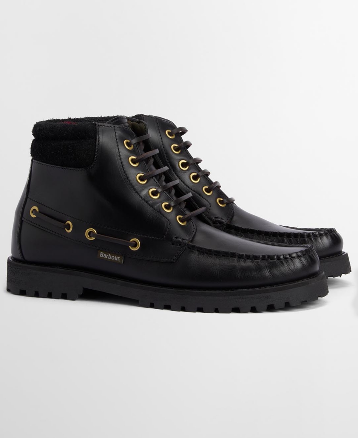 Click here for Barbour Mens Tiller Boots - Black prices