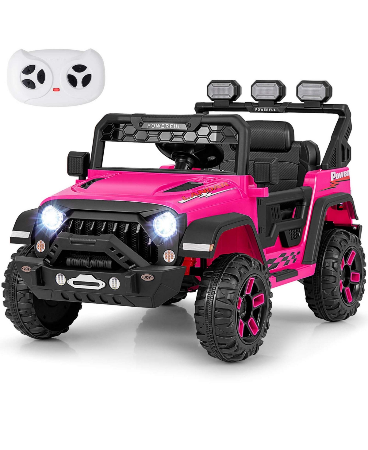 Click here for 12V Kids Ride On Truck with 212V Motors Spring Sus... prices