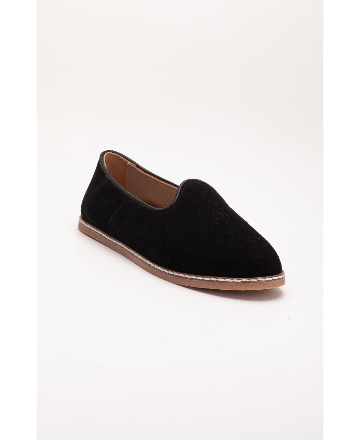 Click here for Epilogue Shoes Istanbul Suede Leather Slip On Flat... prices