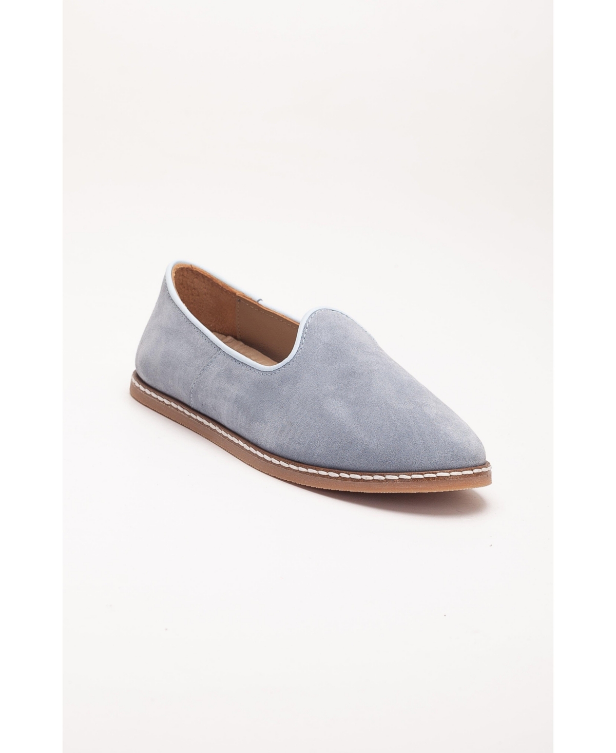 Click here for Epilogue Shoes Istanbul Suede Leather Slip On Flat... prices