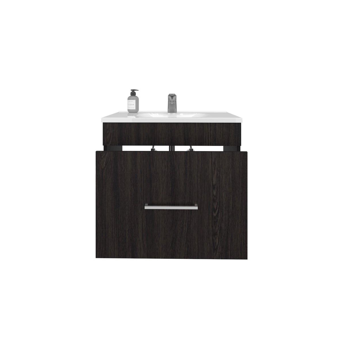 Click here for Tuhome One door Batroom Vanity Hatta Black Mdf - M... prices