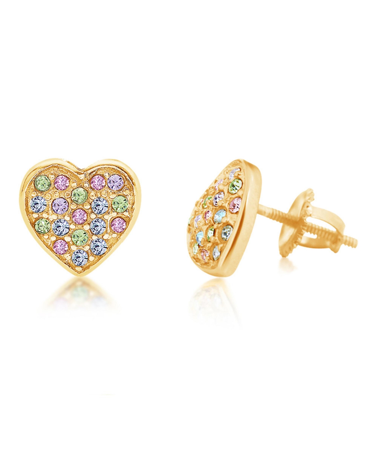 Click here for Chanteur Girls /Girl/Heart White Crystal Yellow Go... prices
