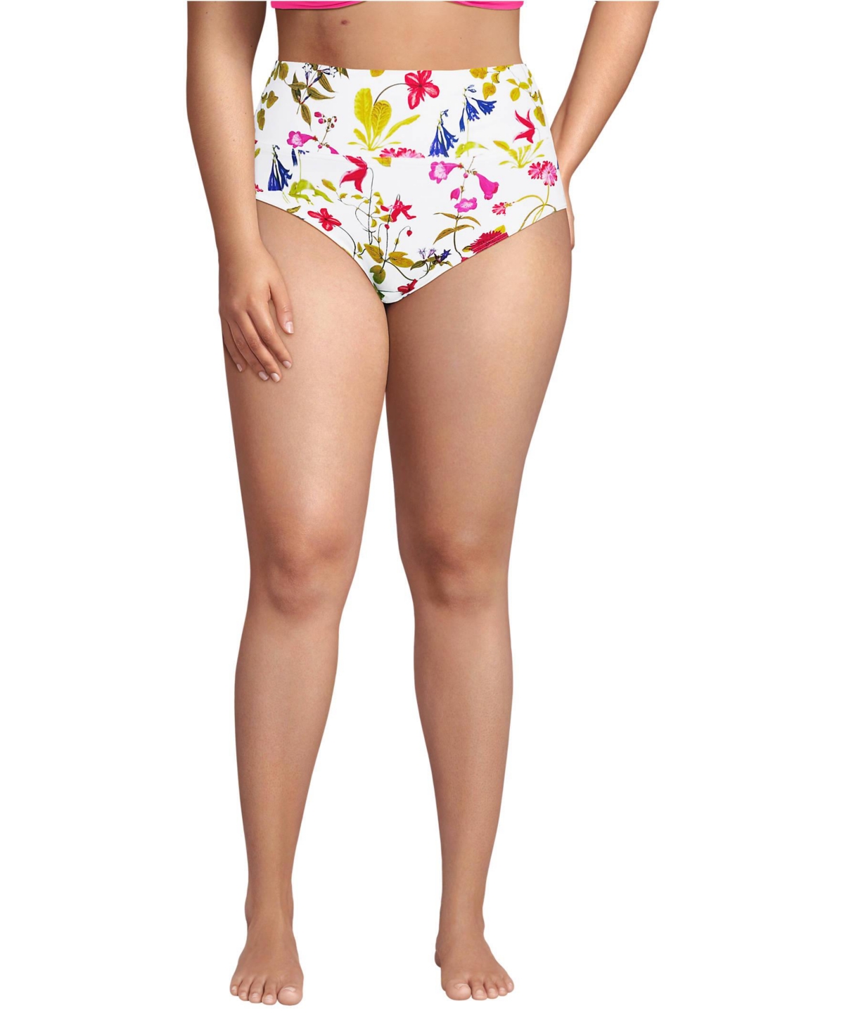 Click here for Lands End Plus Size Pinchless High Waisted Bikini... prices