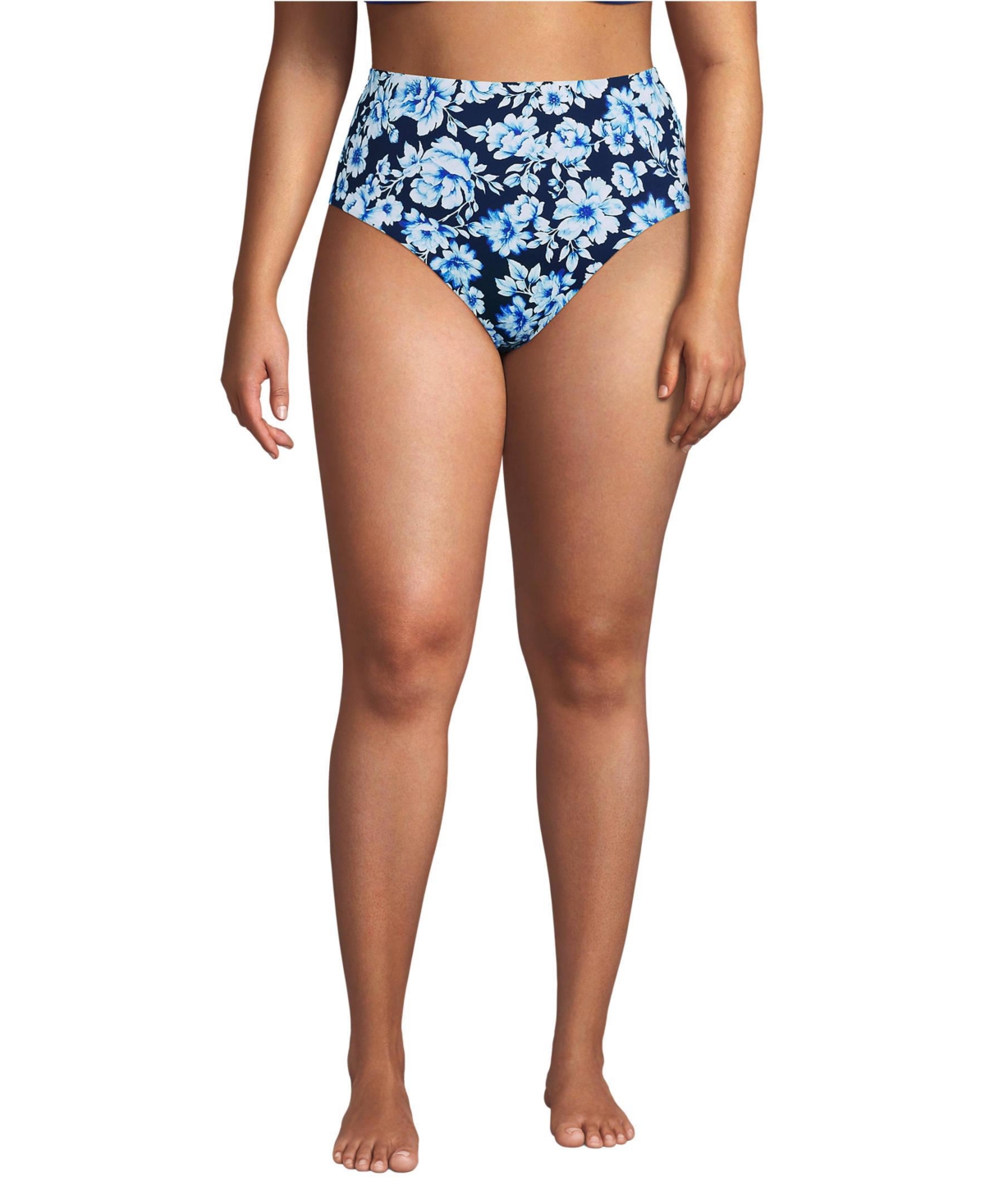 Click here for Lands End Plus Size Cheeky High Waisted Bikini Bot... prices