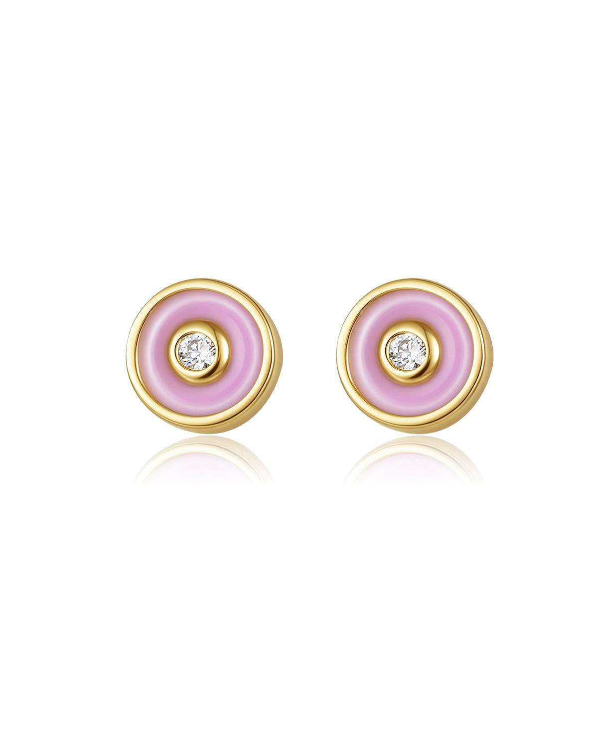 Click here for Anna Zuckerman Petit Bubble Earrings in Pink - Pin... prices