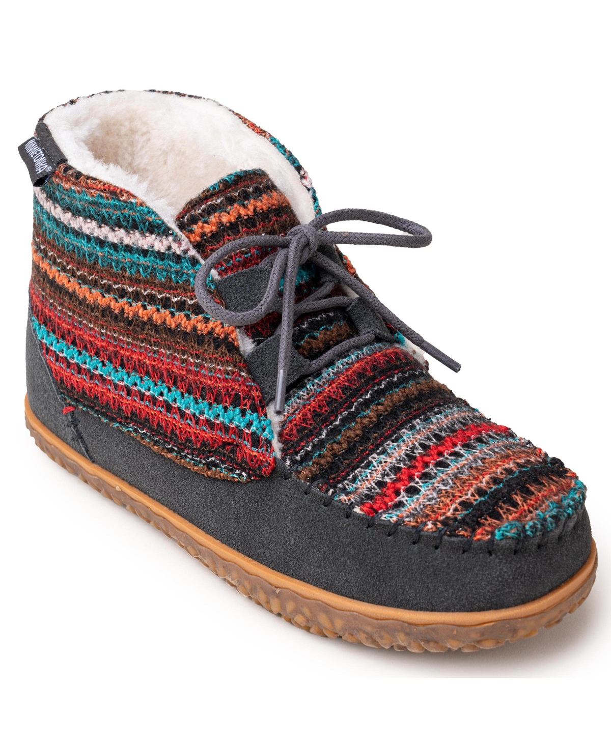 Click here for Minnetonka Womens Torrey Lace-up Slipper Booties -... prices