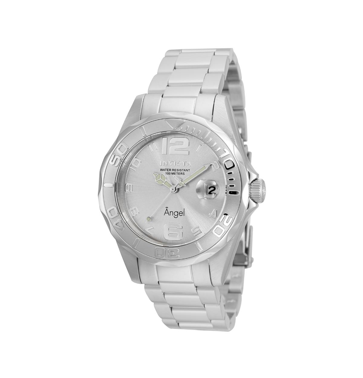 Click here for Invicta Womens 36052 Angel Quartz 3 Hand Silver Di... prices