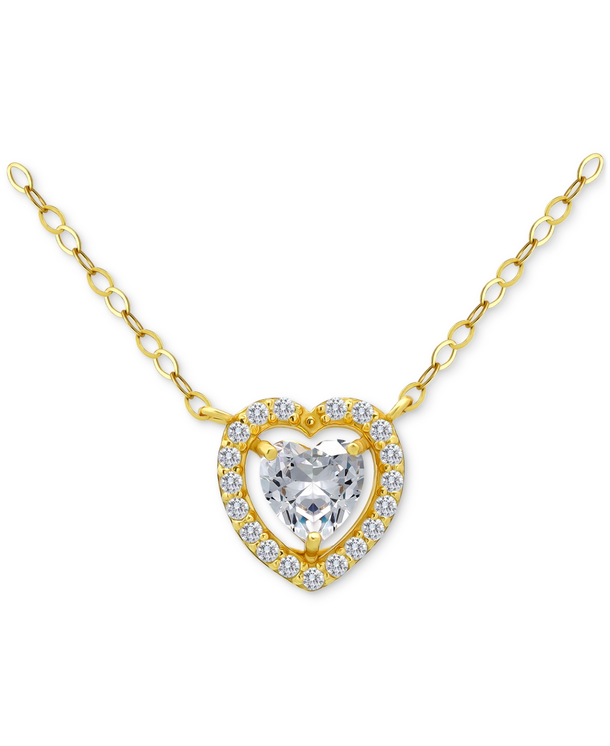 Click here for Giani Bernini Heart Cut Necklace (1-1/2 ct. t.w.)... prices