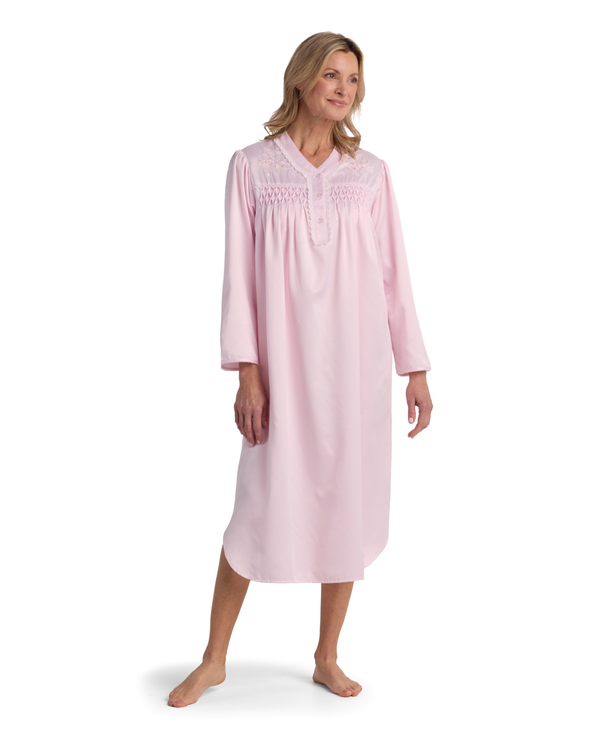 Click here for Miss Elaine Womens High V-Neck Long Sleepwear Gown... prices