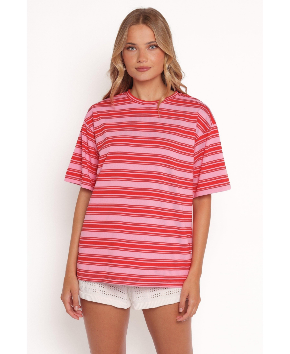 Click here for Petal and Pup Womens Zestora Tee - Pink Red M - Pi... prices