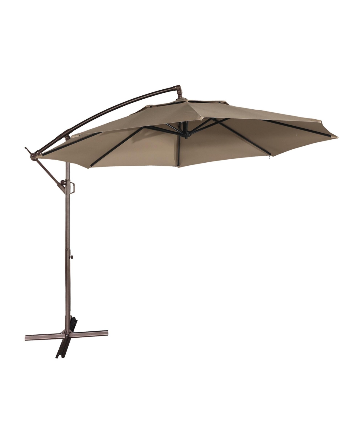 Click here for Clihome 11 ft. Iron Outdoor Cantilever Patio Umbre... prices