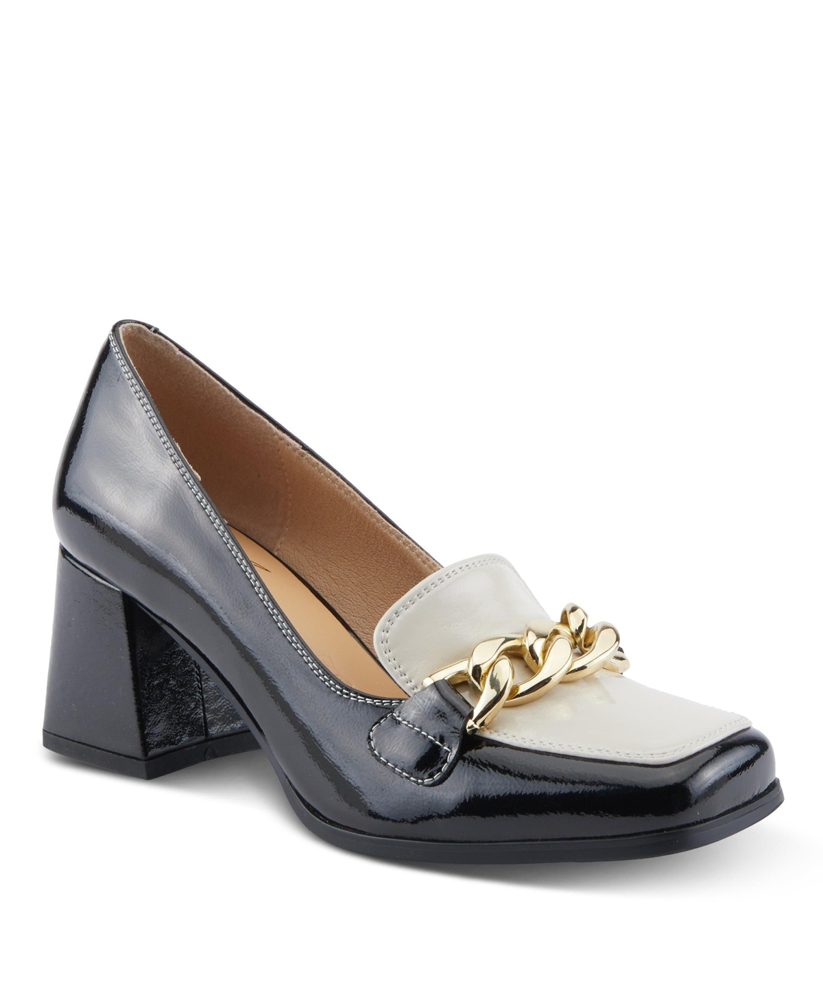 Click here for Azura Luzish Pump - Black multi patent prices