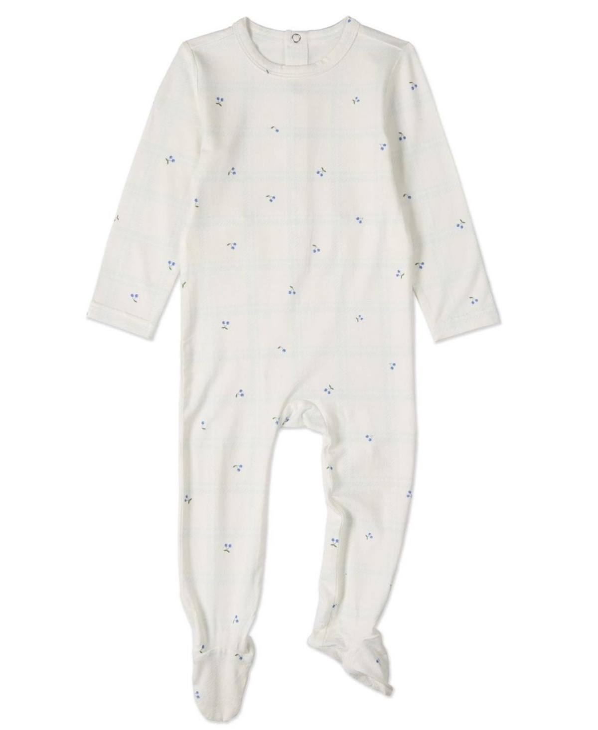 Click here for MeMoi Baby Berry Sweet Modal Blend Tonal Plaid Foo... prices