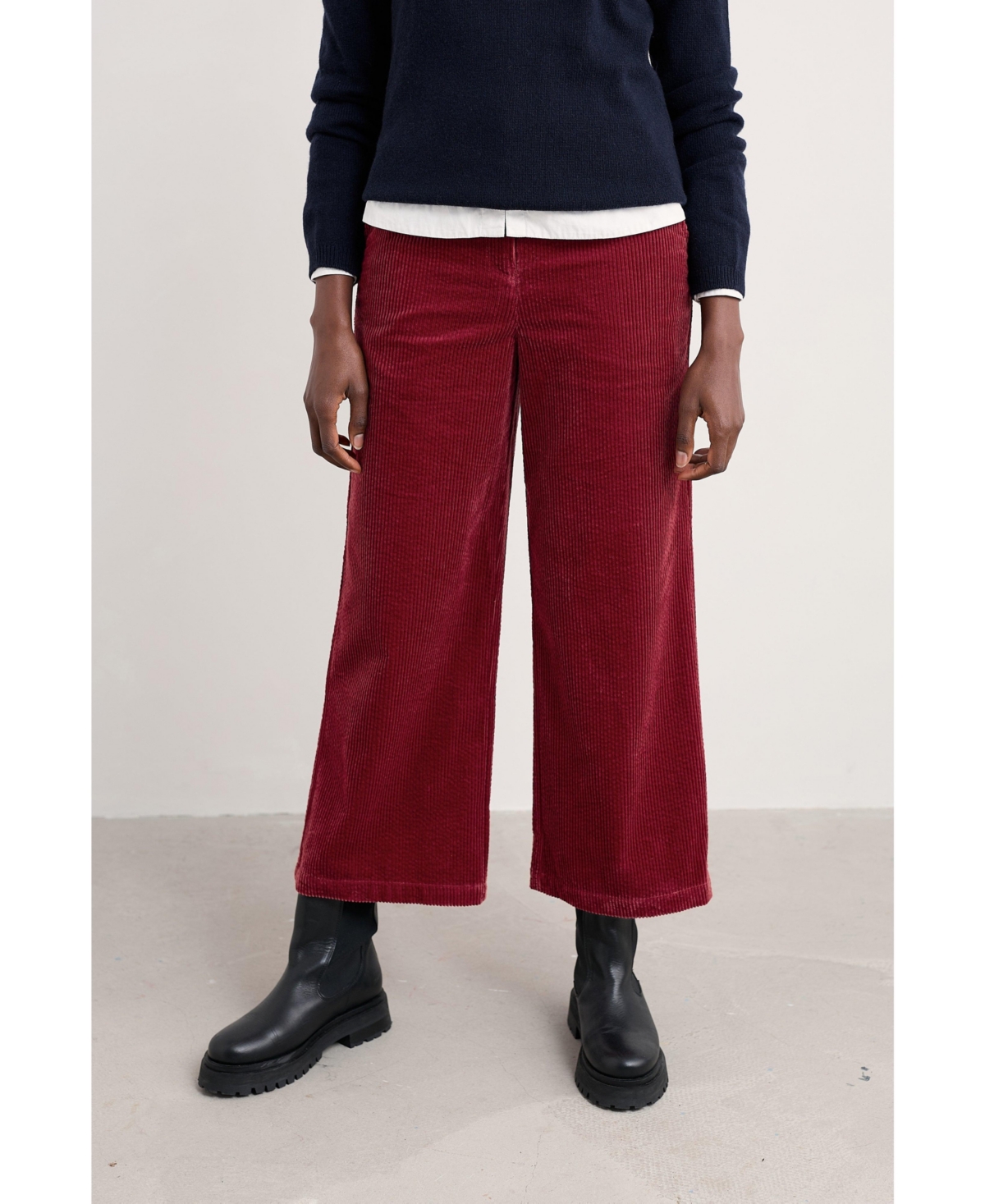 Click here for Seasalt Cornwall Womens Asphodel Pants - Jam prices