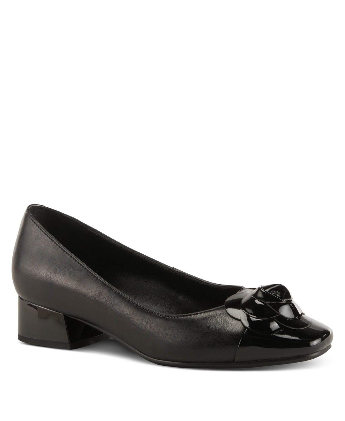 Click here for Azura Womens Angelinite Leather Slip-On Cap-Toe Sh... prices