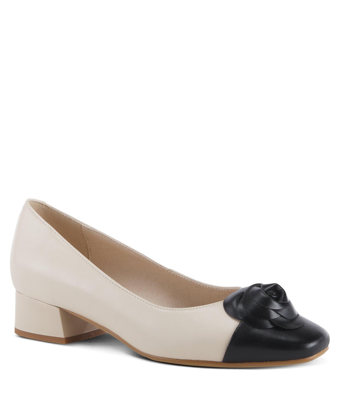 Click here for Azura Womens Angelinite Leather Slip-On Cap-Toe Sh... prices